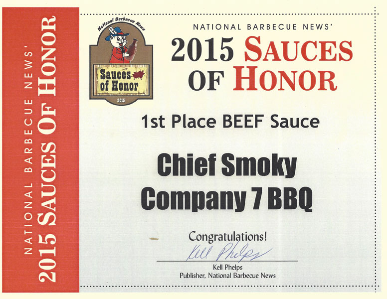 Company 7 BBQ Awards